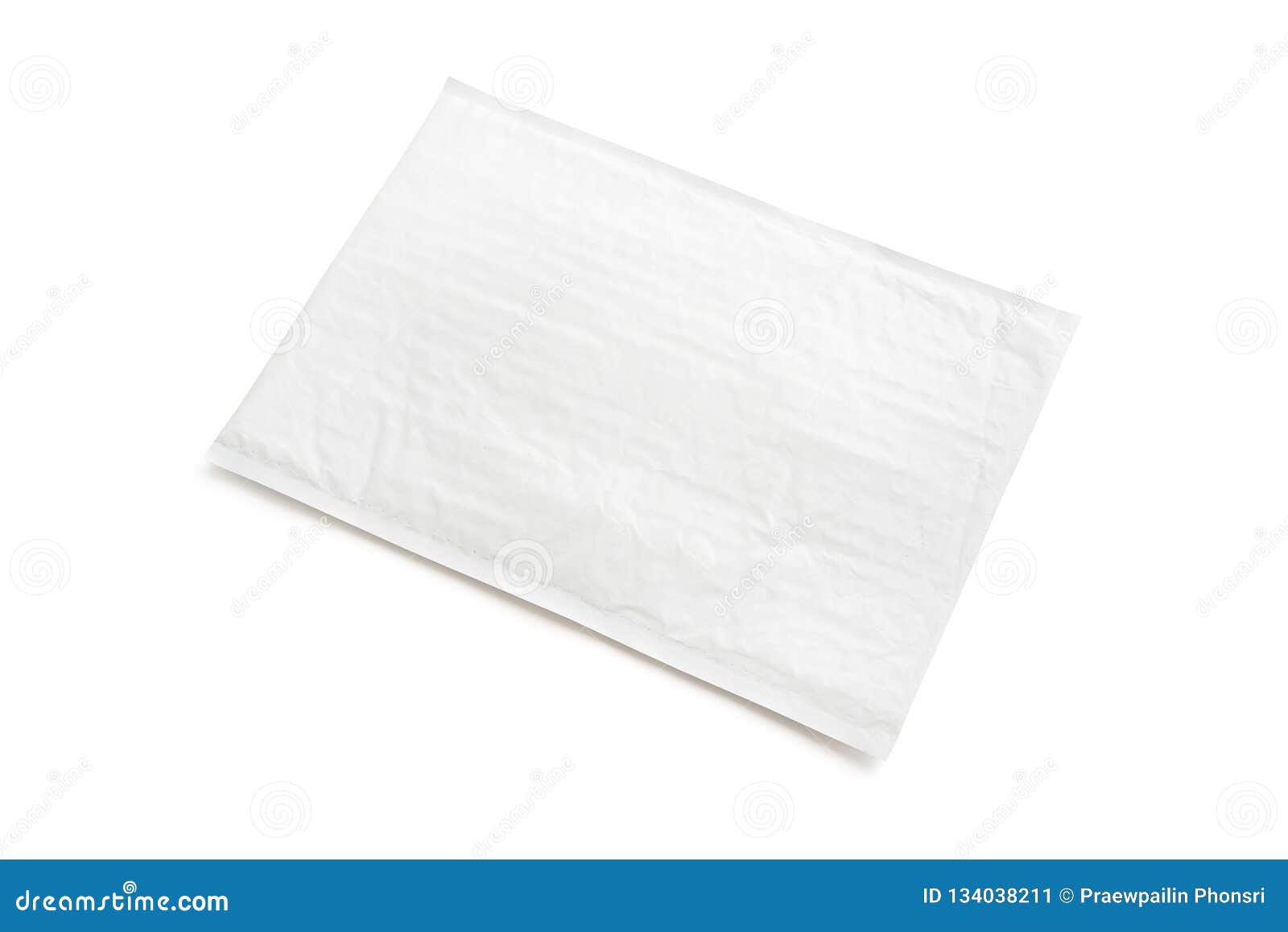 White Postal Package. Plastic Parcel Object Background for Online ...