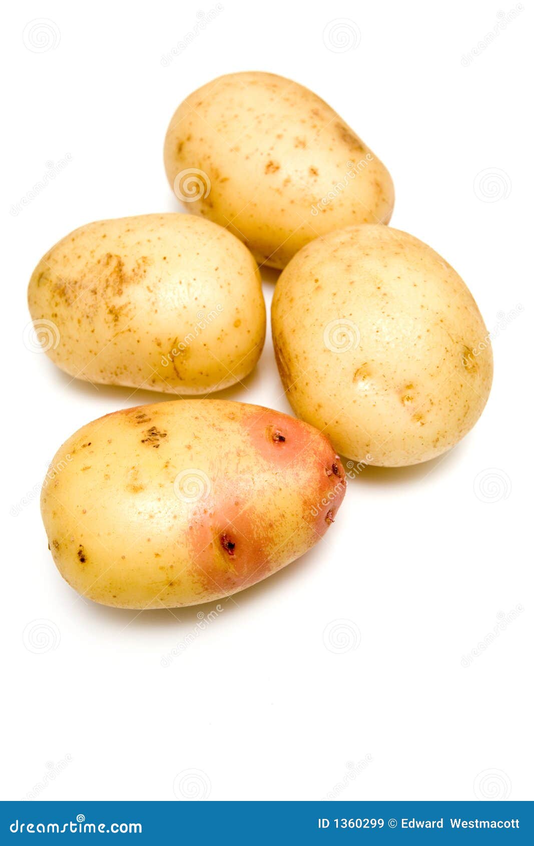 White potatoes stock image. Image of ingredients, cleaned - 1360299