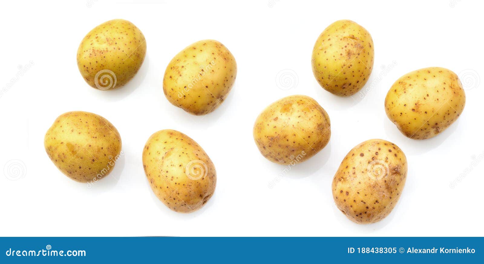 White Potatoes Isolated on a White Stock Image - Image of vegetables ...
