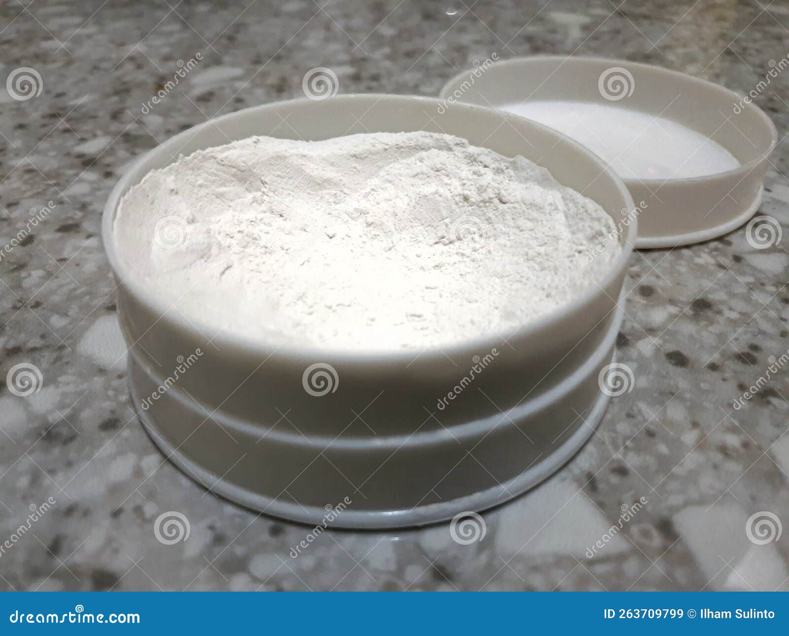 The white powder stock image. Image of cuisine, cake - 263709799