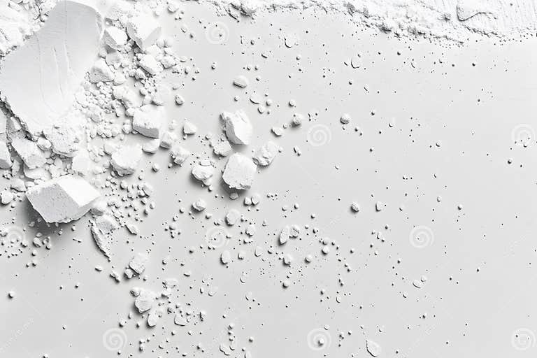 White Powder Texture Background, Closeup Stock Illustration ...