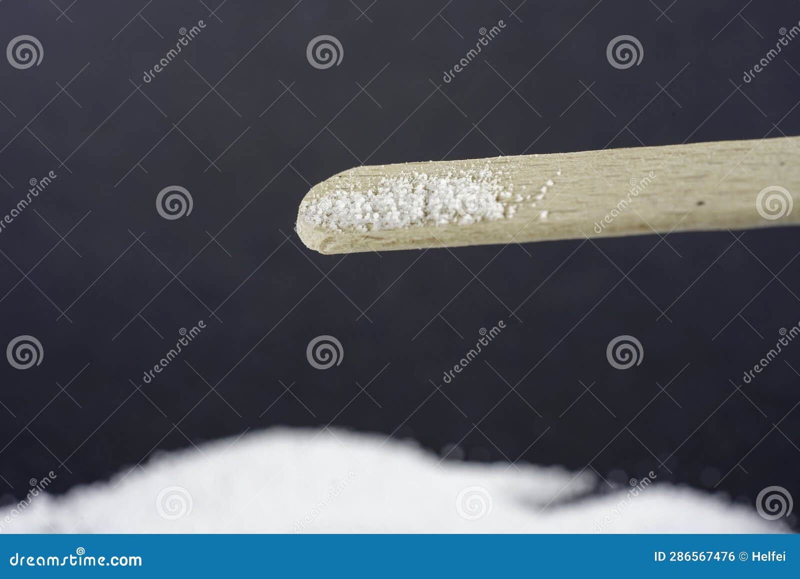 White Powder from the Chemistry Kit for Experimenting Stock Photo ...