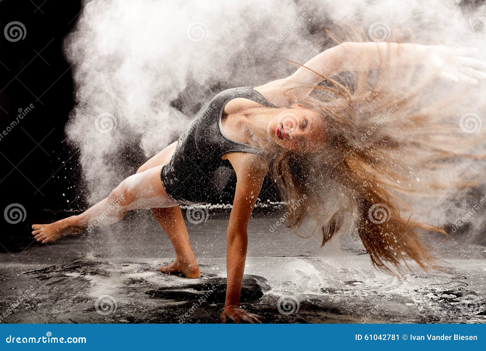 Girl Falling Backwards