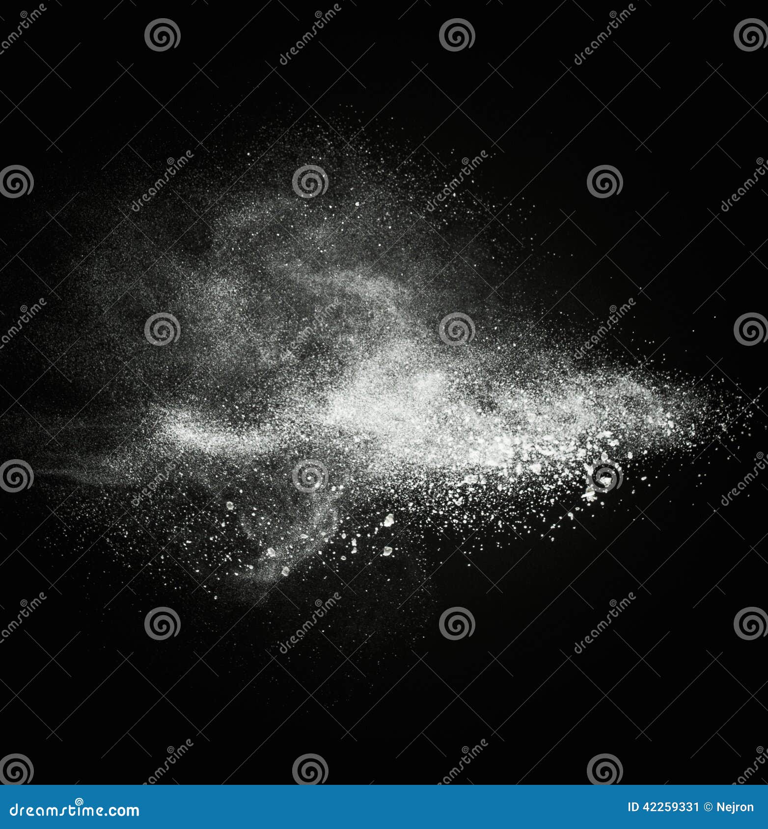 White powder exploding stock image. Image of blow, fall - 42259331