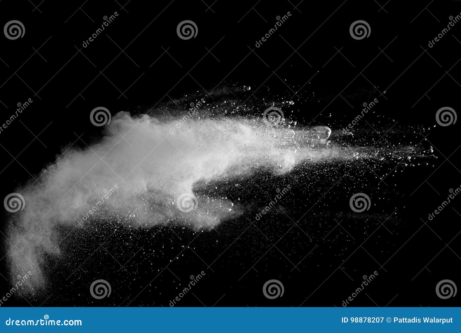 White powder explosion stock image. Image of explosion - 98878207