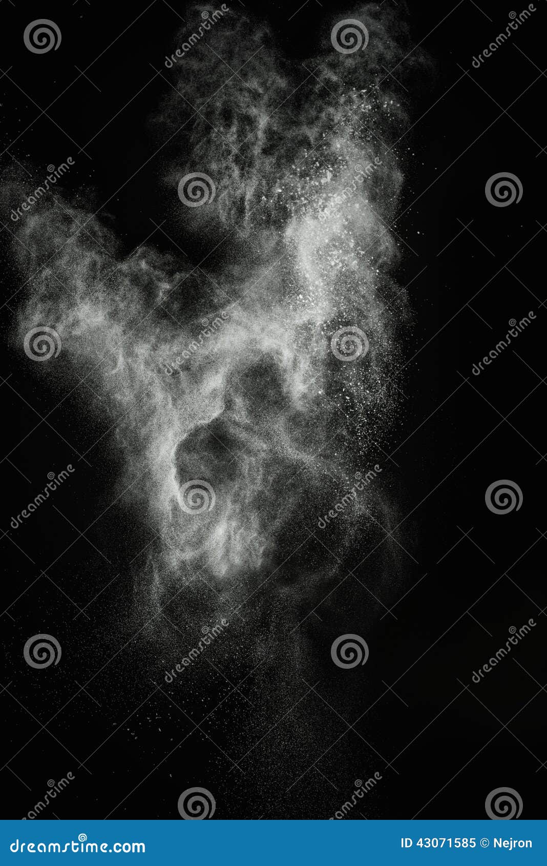 White powder explosion stock image. Image of flour, exploding - 43071585