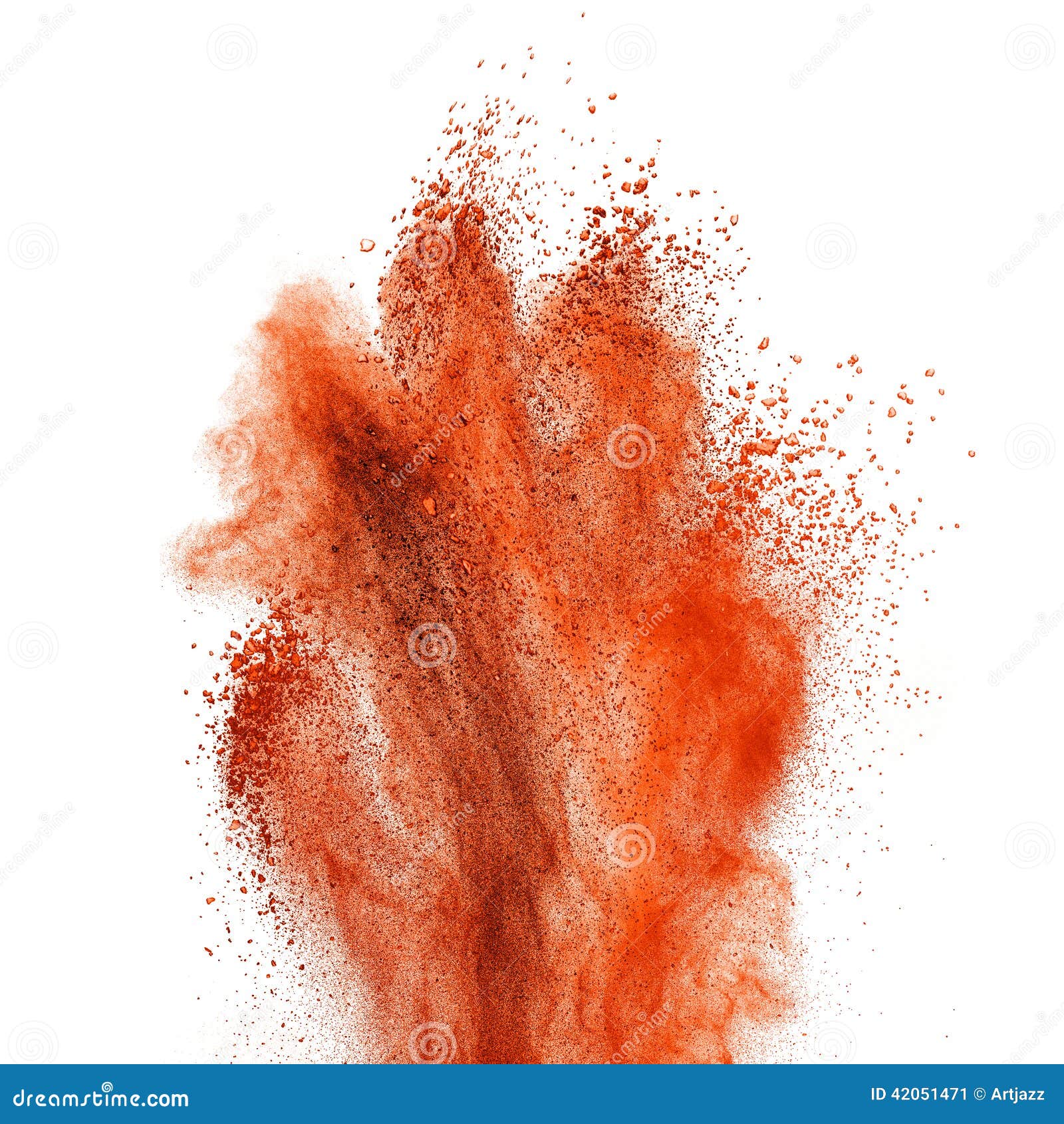 White Powder Explosion Isolated on Black Stock Image - Image of closeup ...