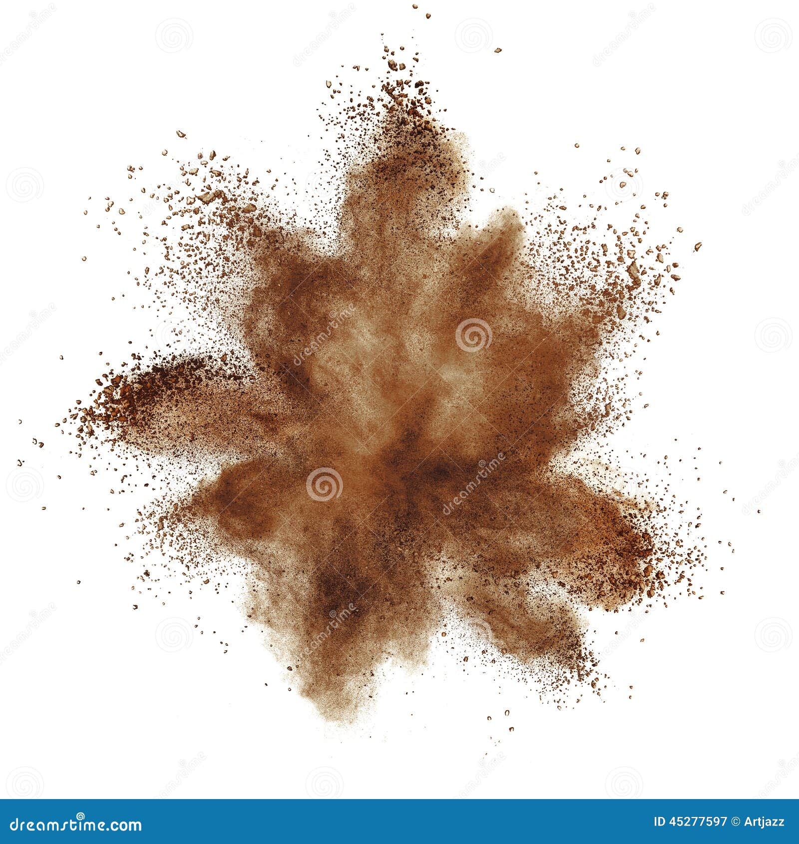 White Powder Explosion Isolated on Black Stock Image - Image of abature ...