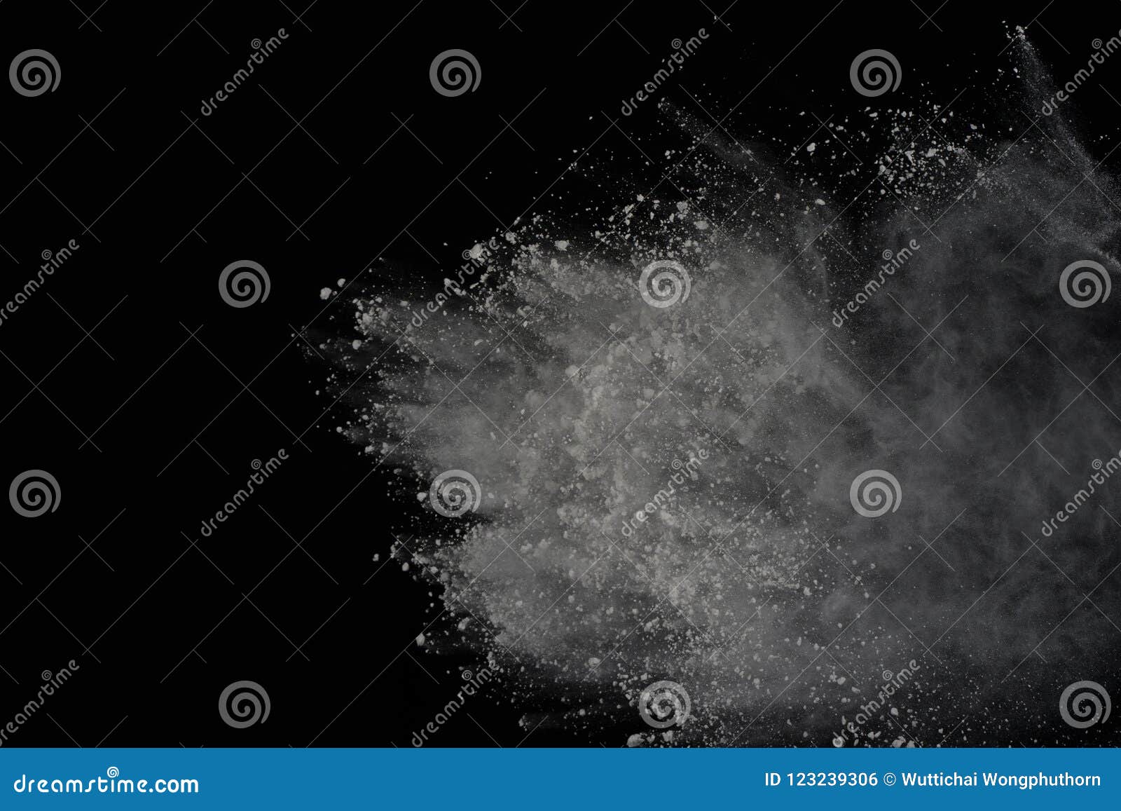 Colored Powder Explosion. Colore Dust Splatted. Stock Photo - Image of ...