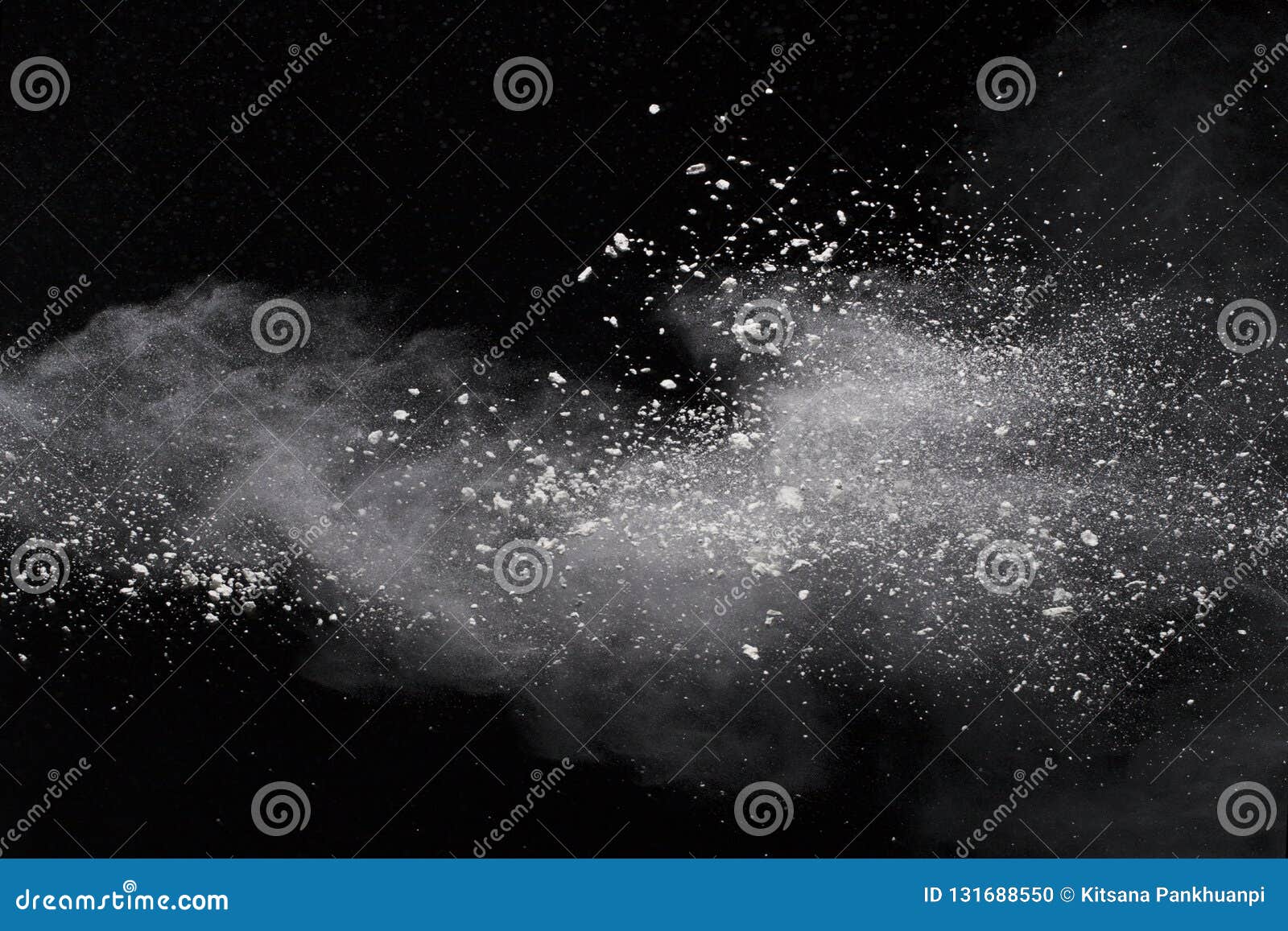 White Powder Explosion on White Background Stock Photo - Image of ...