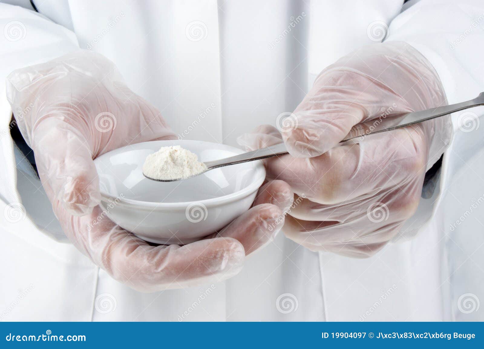 White Powder is Investigated Stock Image - Image of pathogens, white ...
