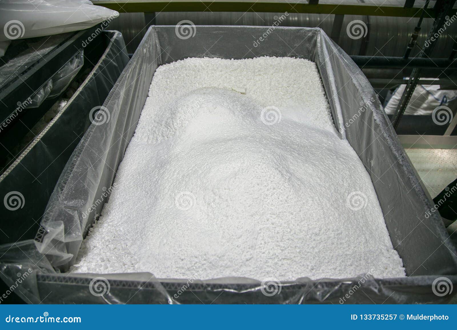 White Powder Thermoplastic Polymer Stock Image - Image of circle ...