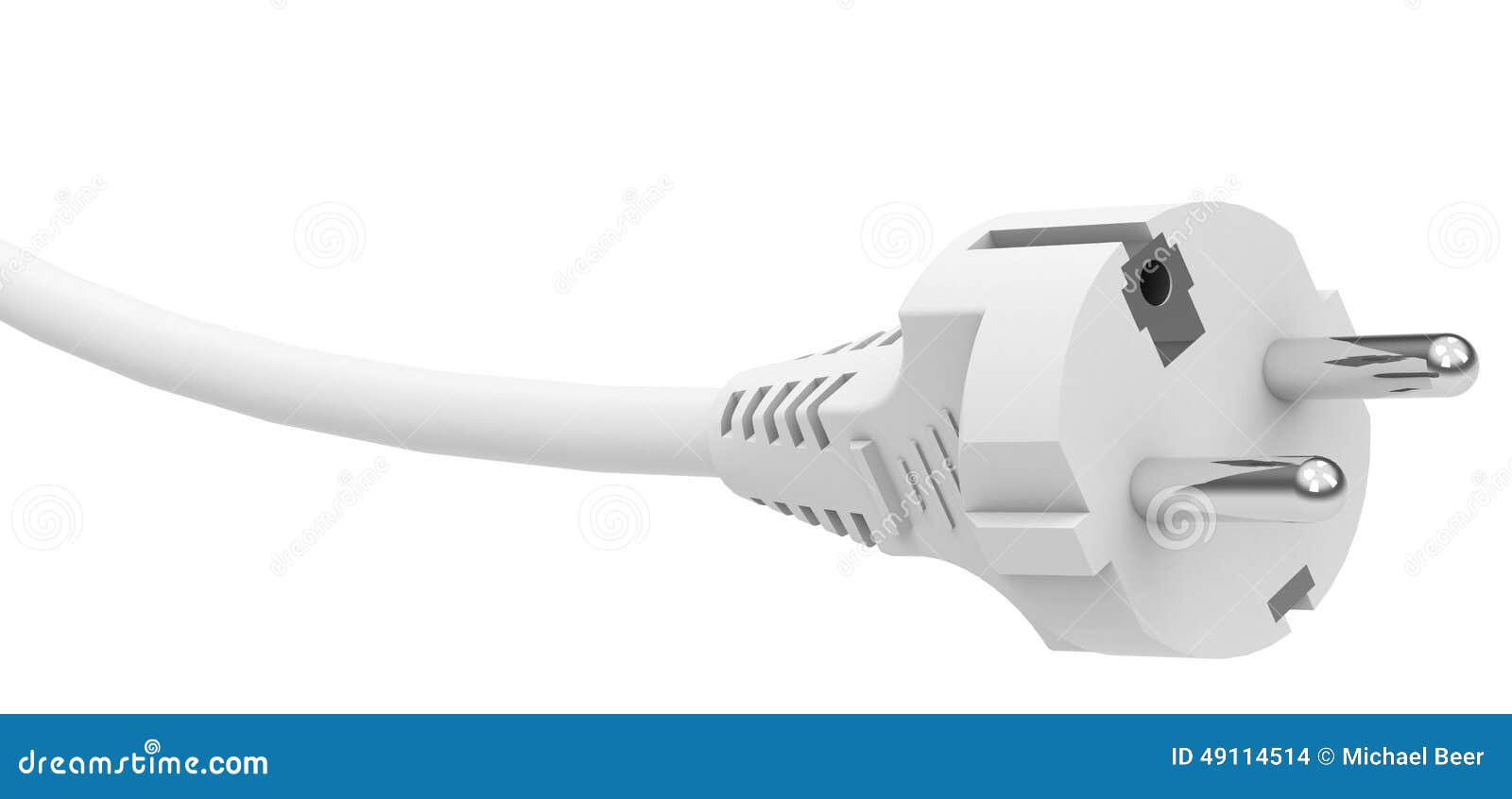 The white power cable stock illustration. Illustration of supply - 49114514