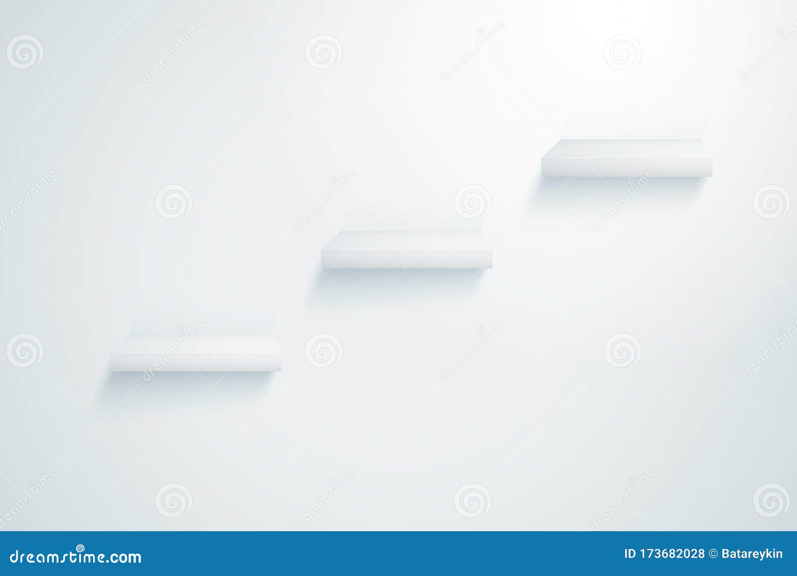 White Presentation Podium Steps Vector Illustration | CartoonDealer.com ...