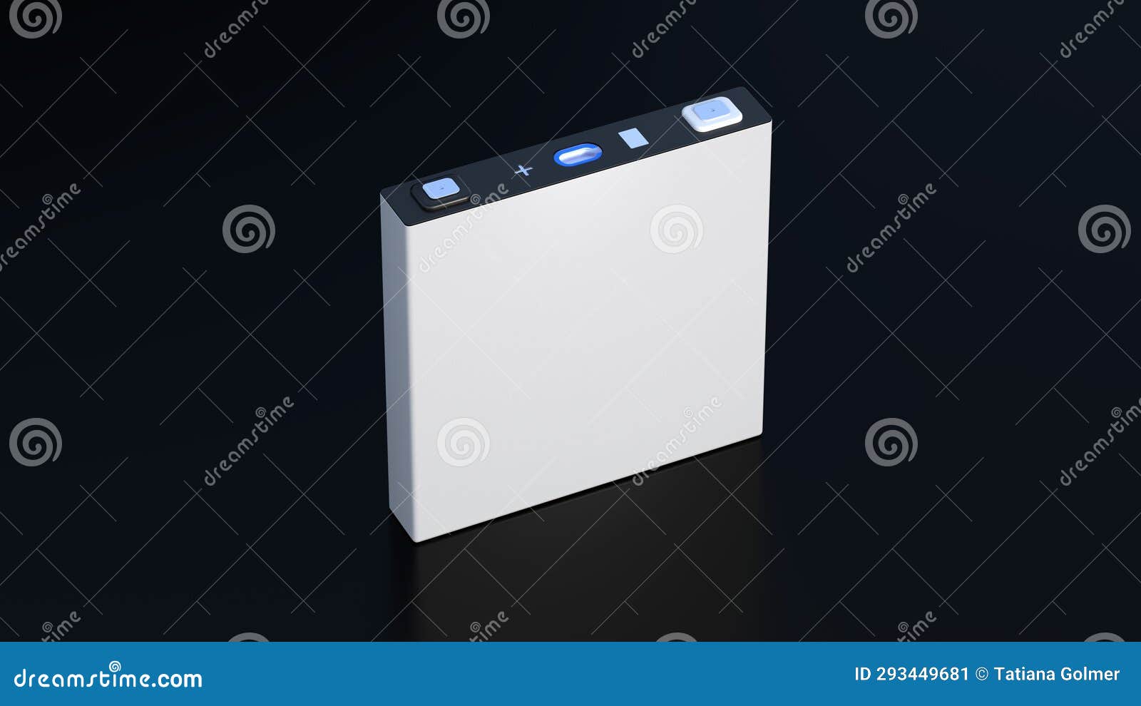 White Prismatic Cell, Rectangular Lithium Ion Phosphate LFP Battery ...