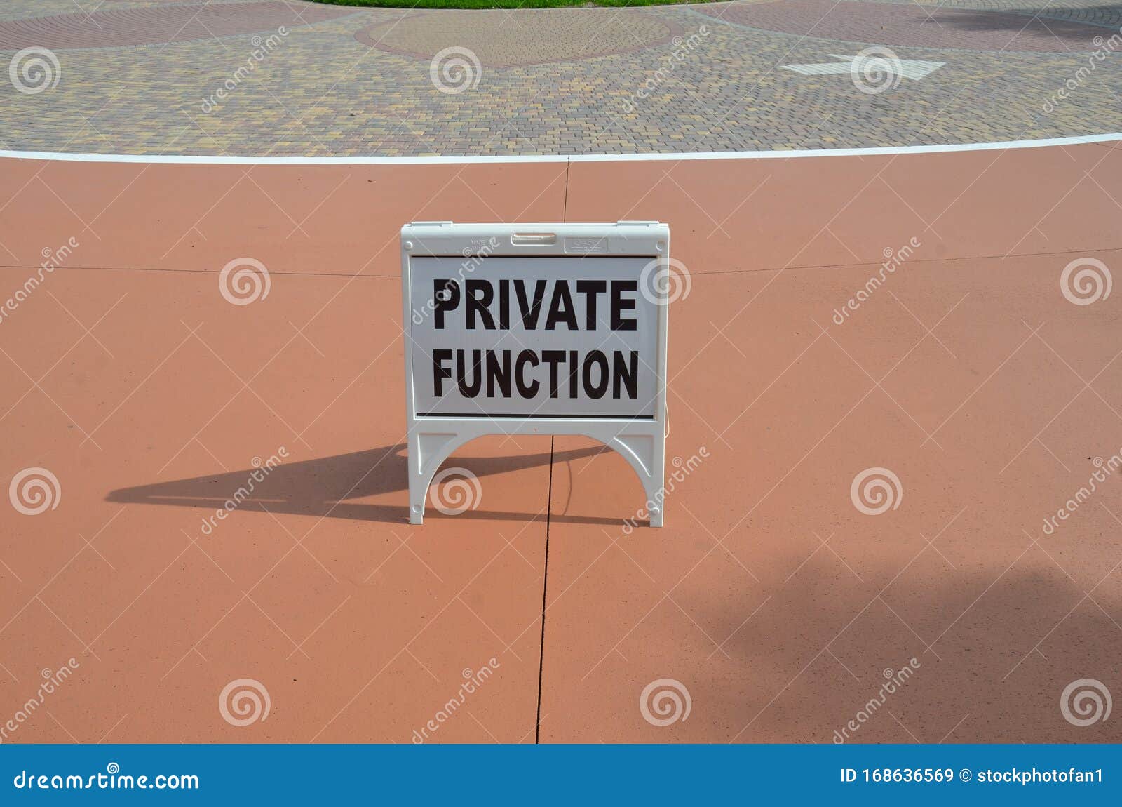 White Private Jet And Closed Ladder With Red Carpet At The Airport ...