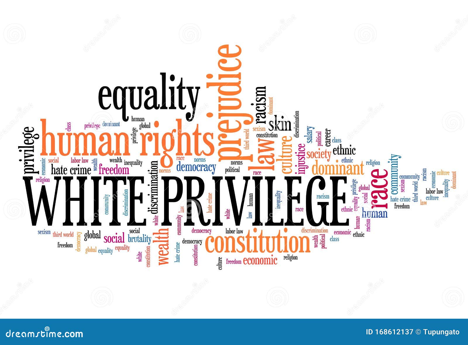 White Privilege Concept Royalty-Free Stock Photography | CartoonDealer ...