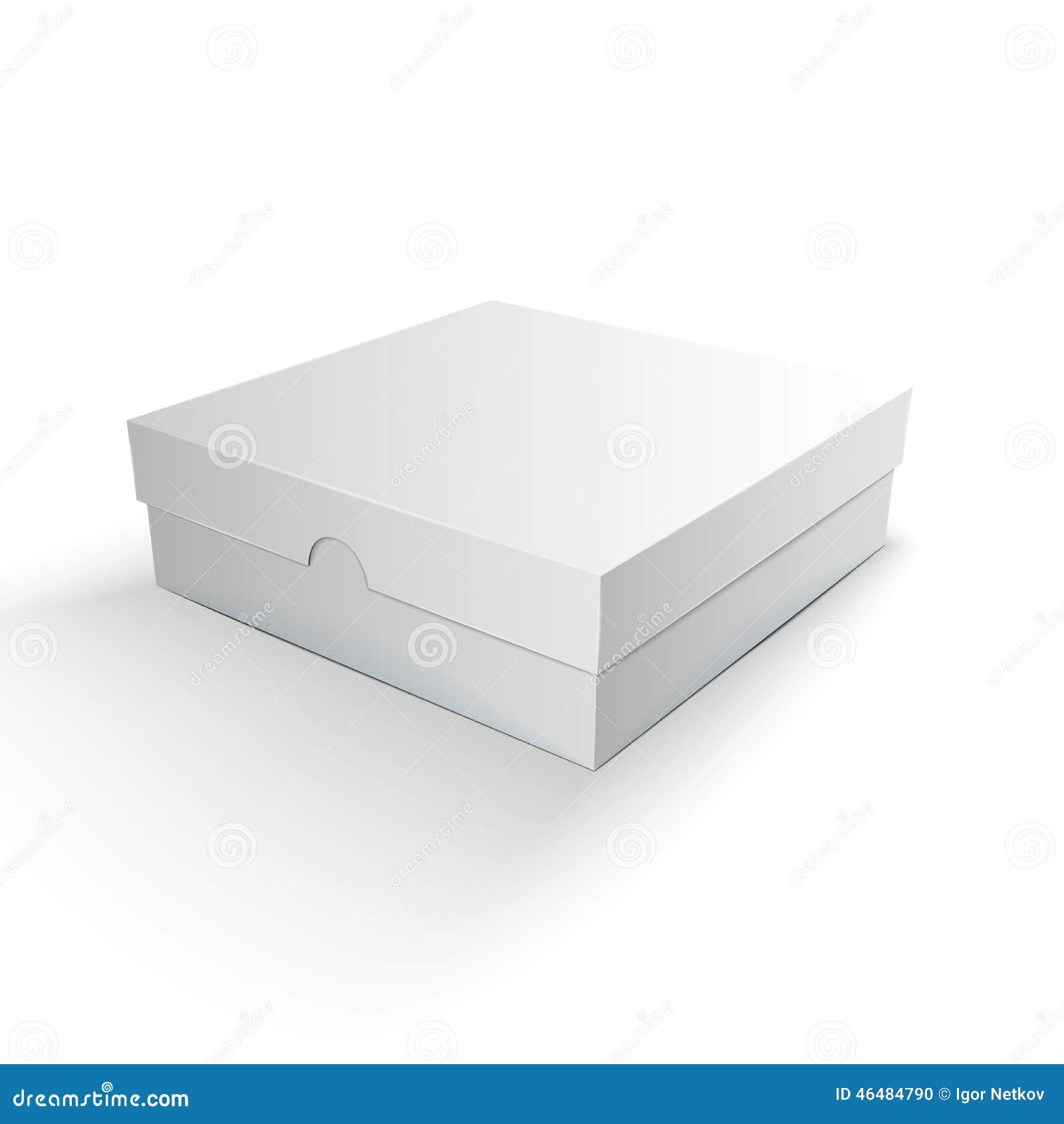 White Product Package Box stock vector. Illustration of eps10 - 46484790