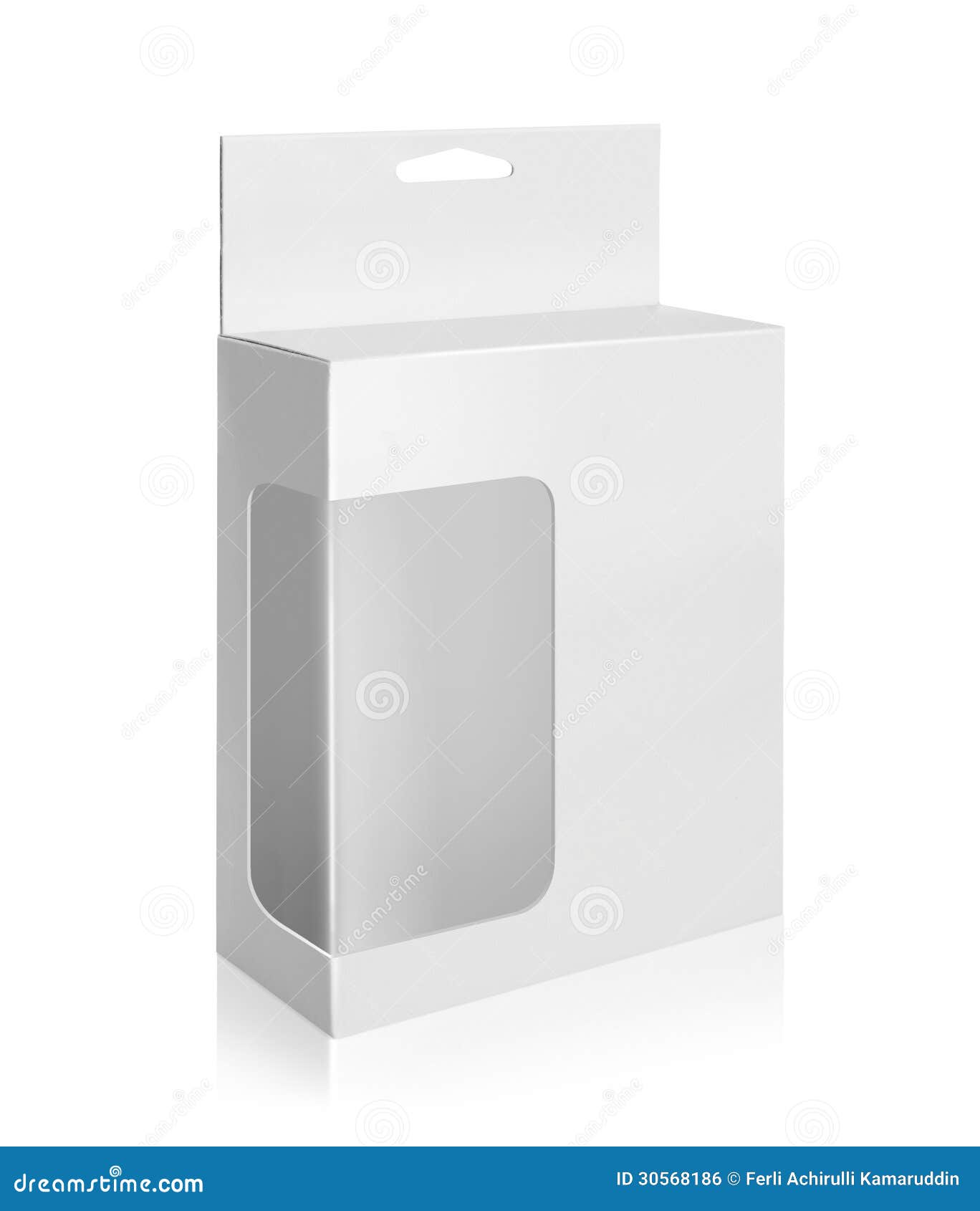White Product Package Box With Window Royalty-Free Stock Image ...