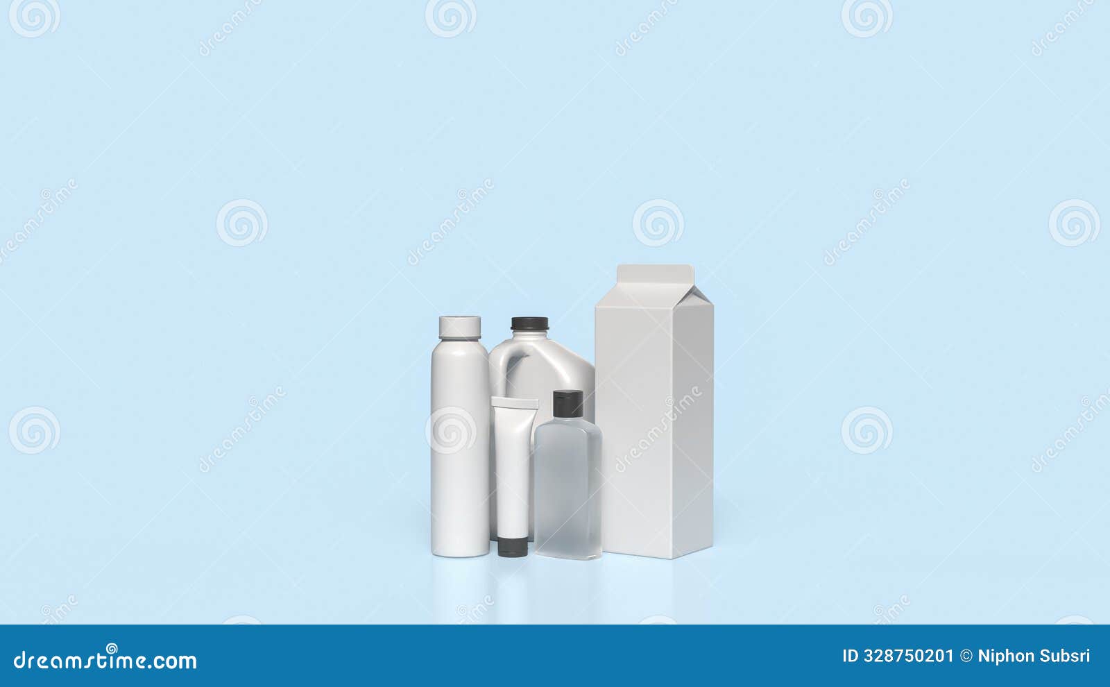 The White Product Package for Food or Business Concept 3d Rendering ...