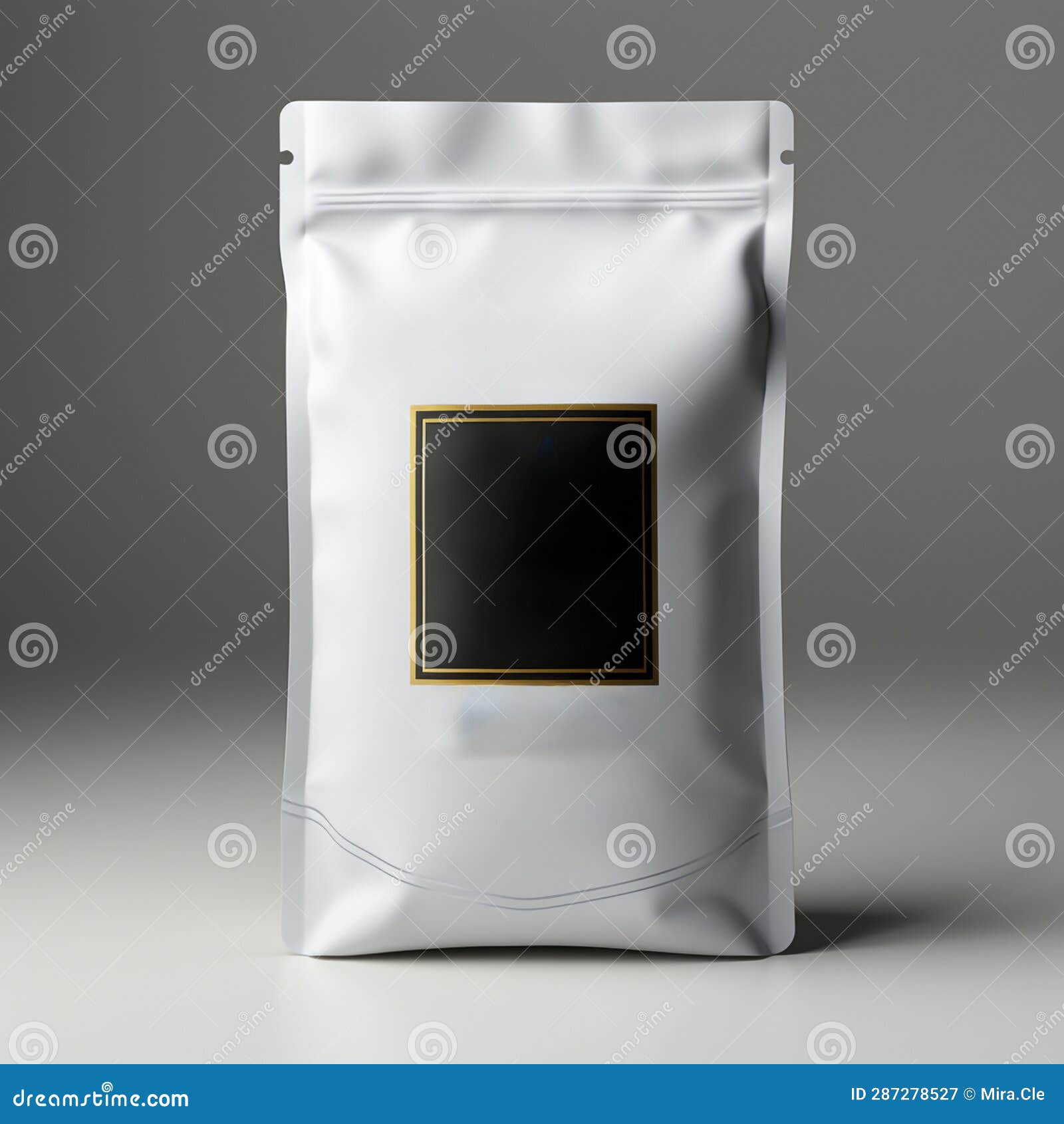 White Product Package Template Isolated on White Background, Created ...