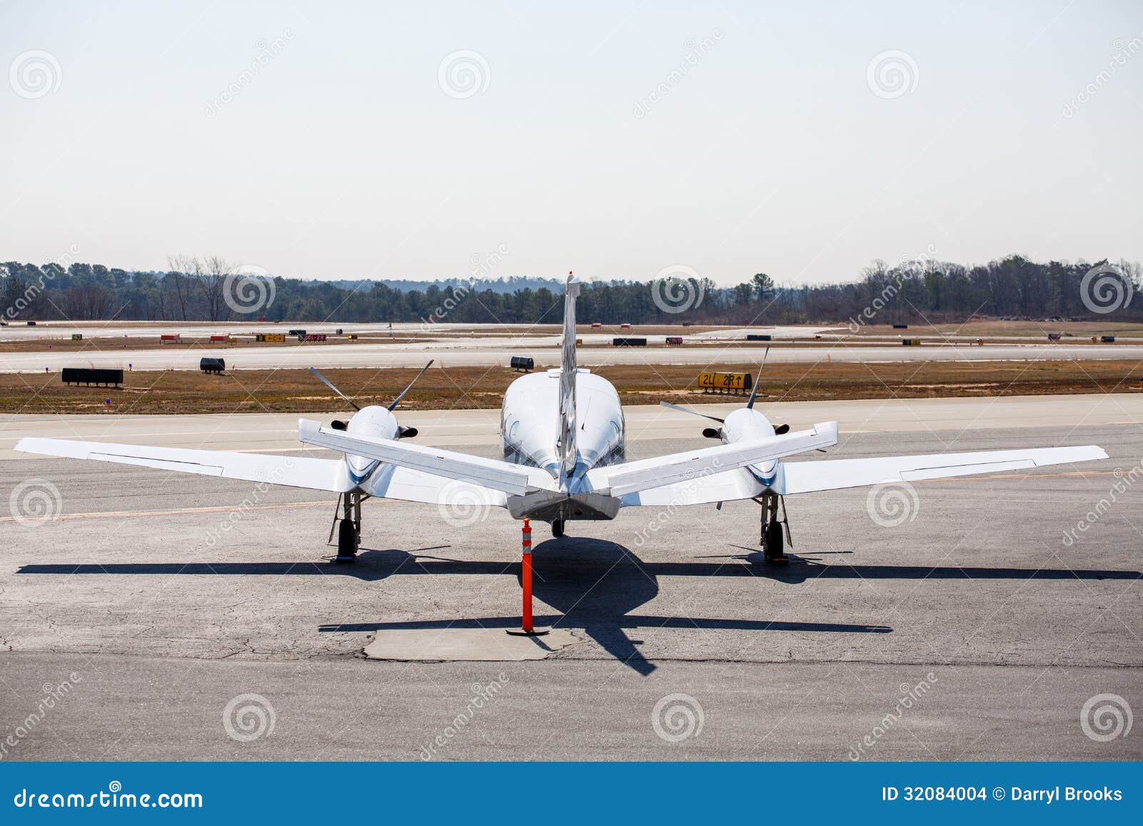 White Prop from Rear stock photo. Image of stabilizer - 32084004