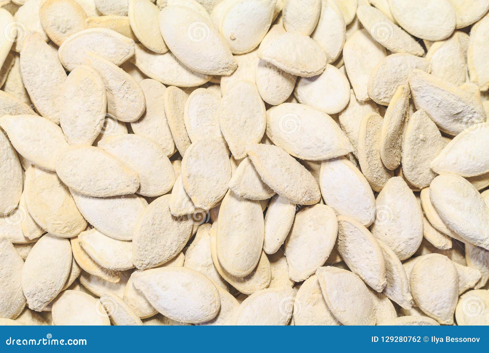 White Pumpkin Seeds Fried Close Up Stock Photo - Image of ingredient ...