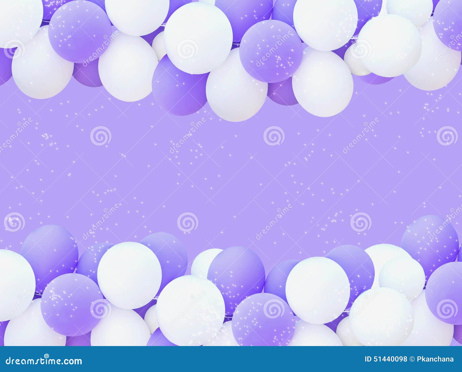 White and purple balloons stock illustration. Illustration of ceremony ...