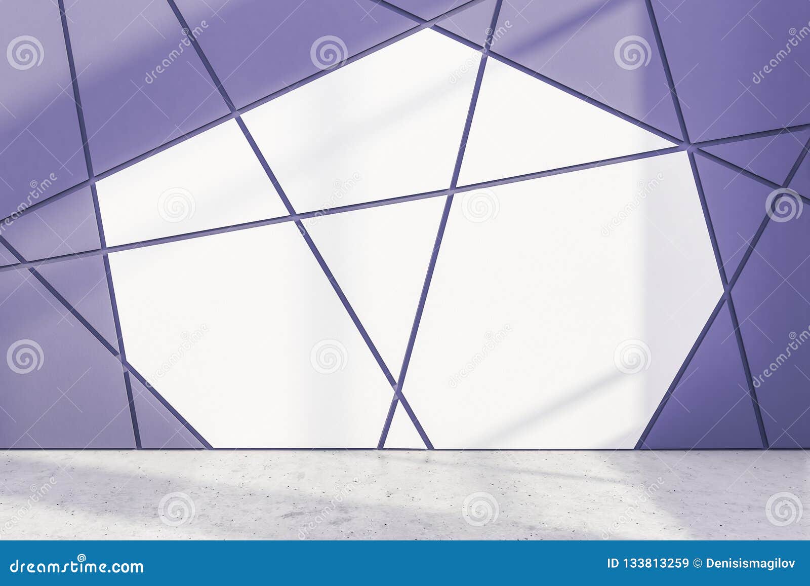 White and Purple Geometric Wall Pattern Stock Illustration ...