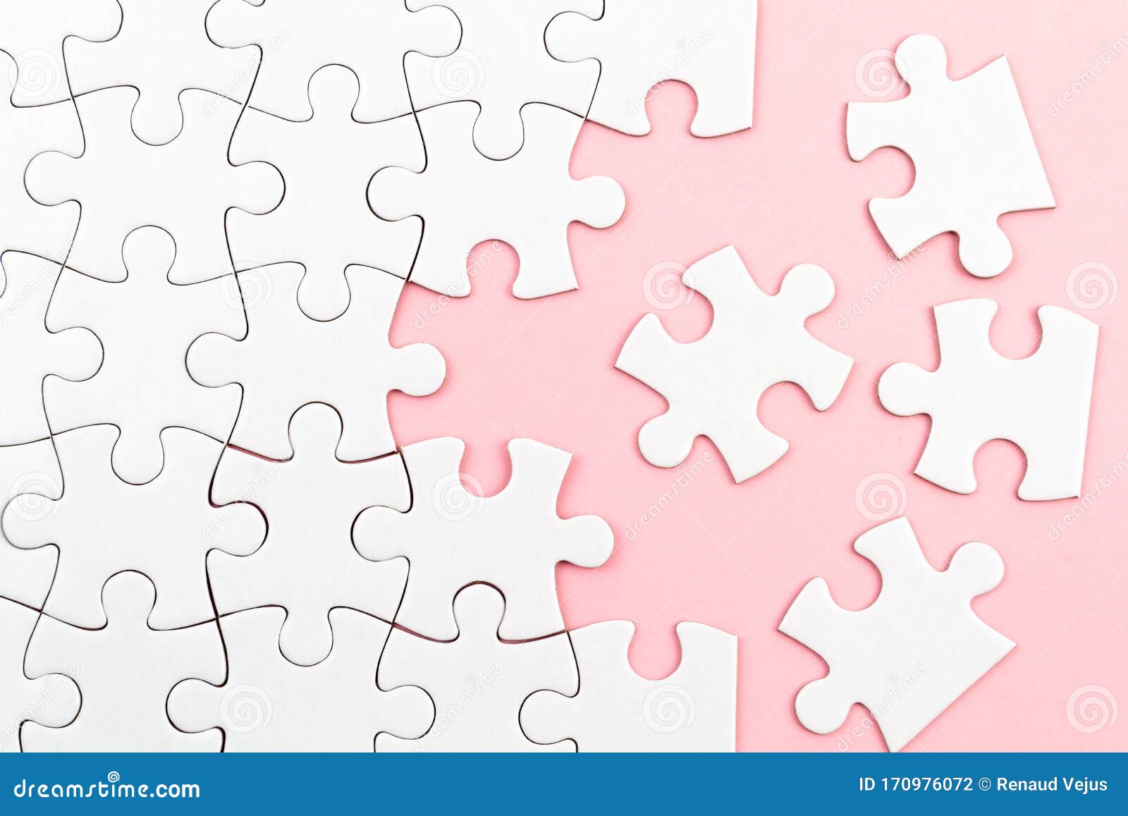 Missing Few Pieces In A Jigsaw Puzzle Royalty-Free Stock Photo ...