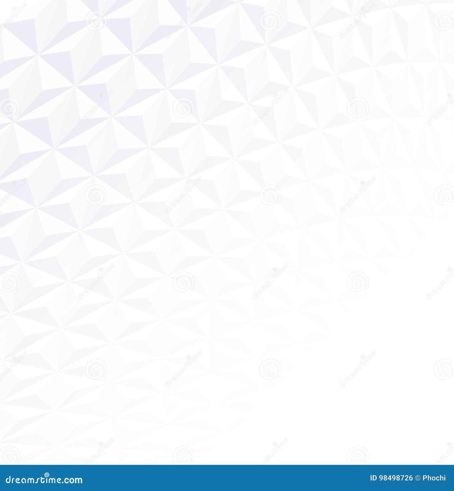 White Pyramid 3D Pattern Perspective with Gray Background, Vector Stock ...