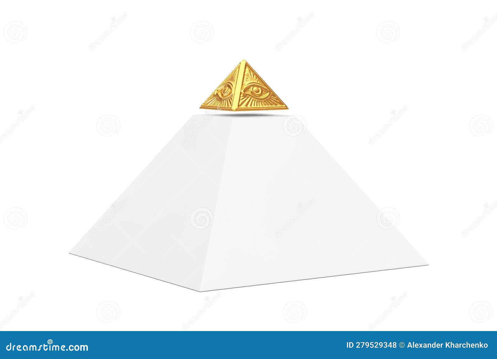 A Golden Masonic Symbol On A Black Background Stock Image ...
