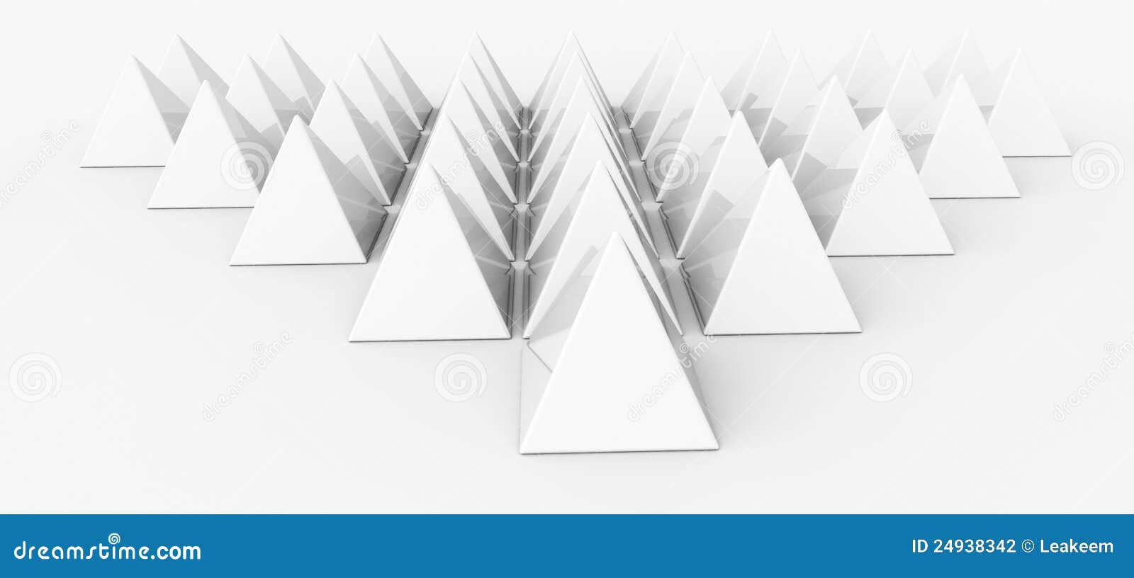 White pyramids stock illustration. Illustration of white - 24938342