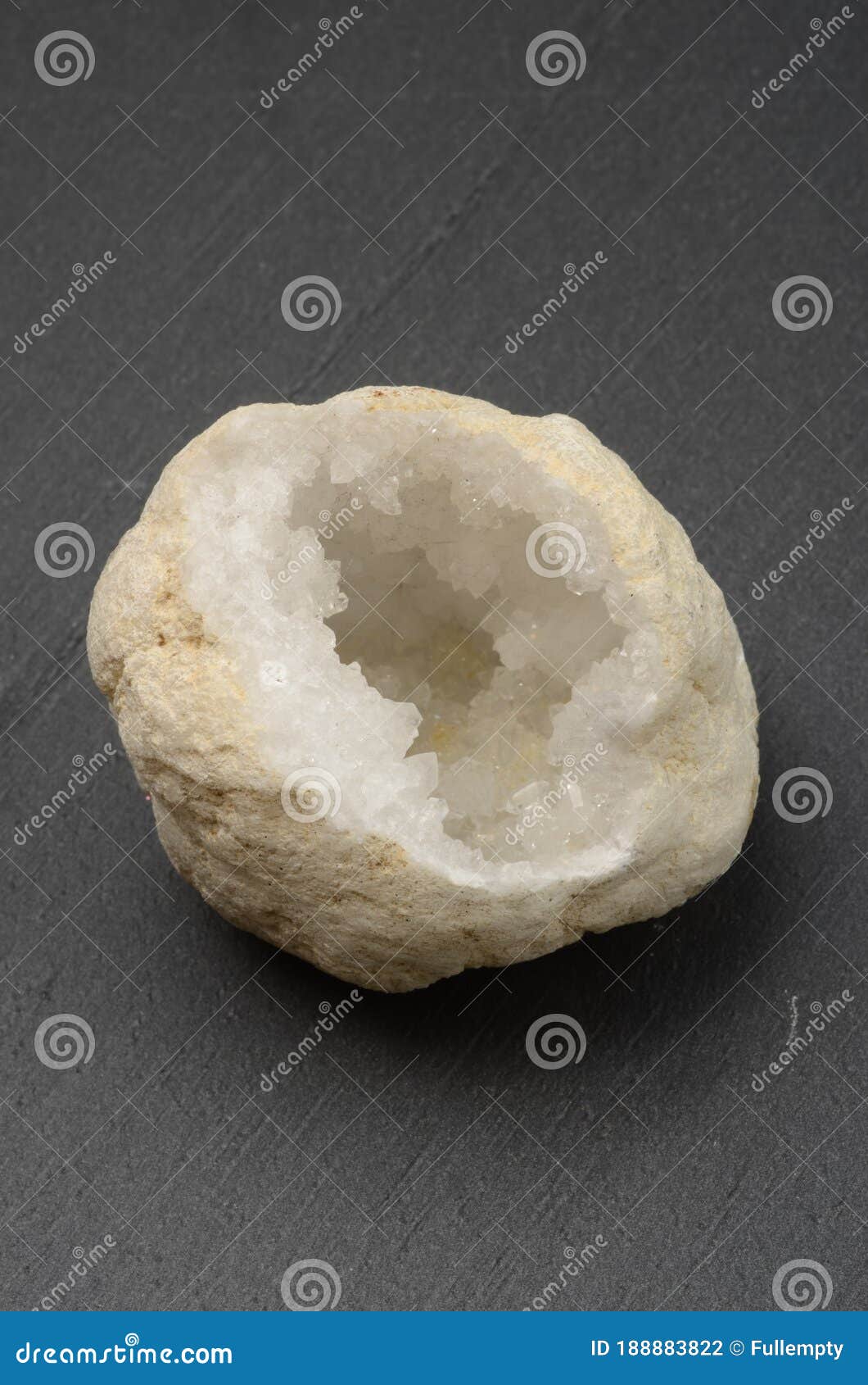 White quartz geode stock photo. Image of quartz, background - 188883822