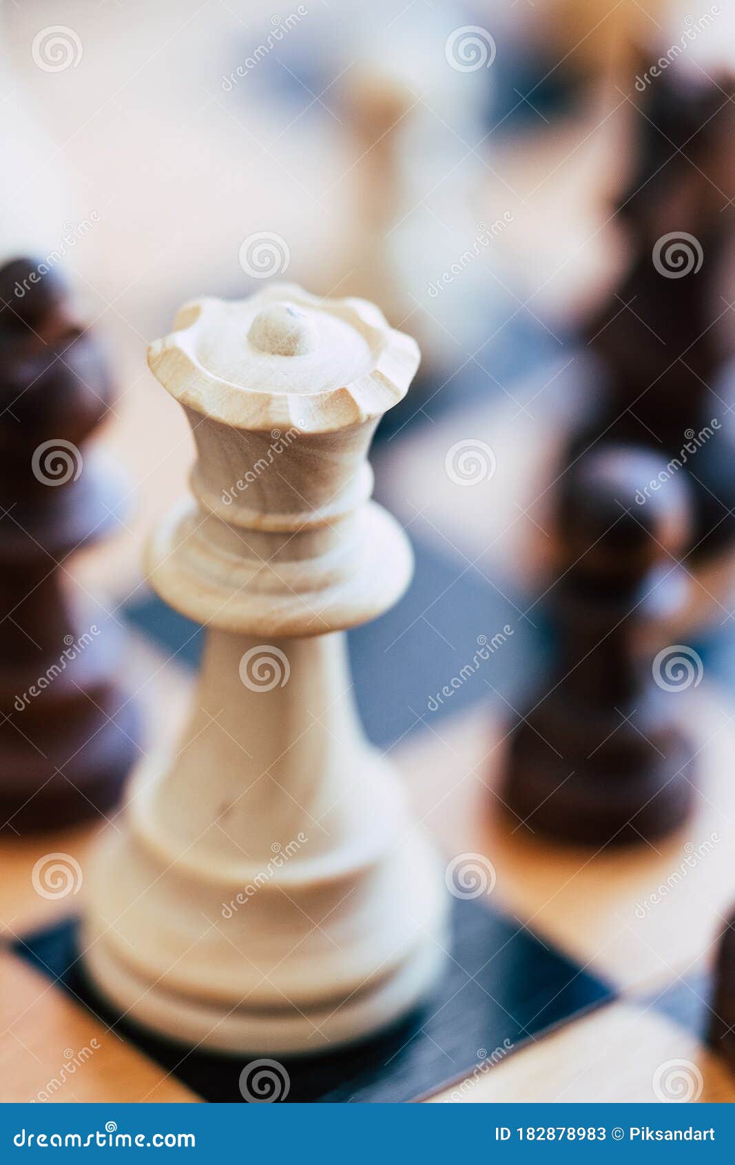 White queen chess pieces stock image. Image of intelligence - 182878983