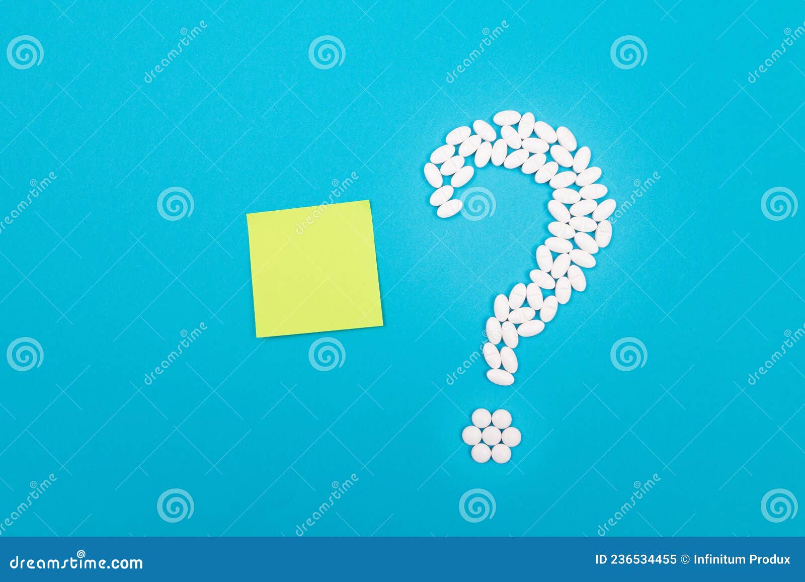 White Question Mark. Pharmaceutical Industry and Medicinal Products ...