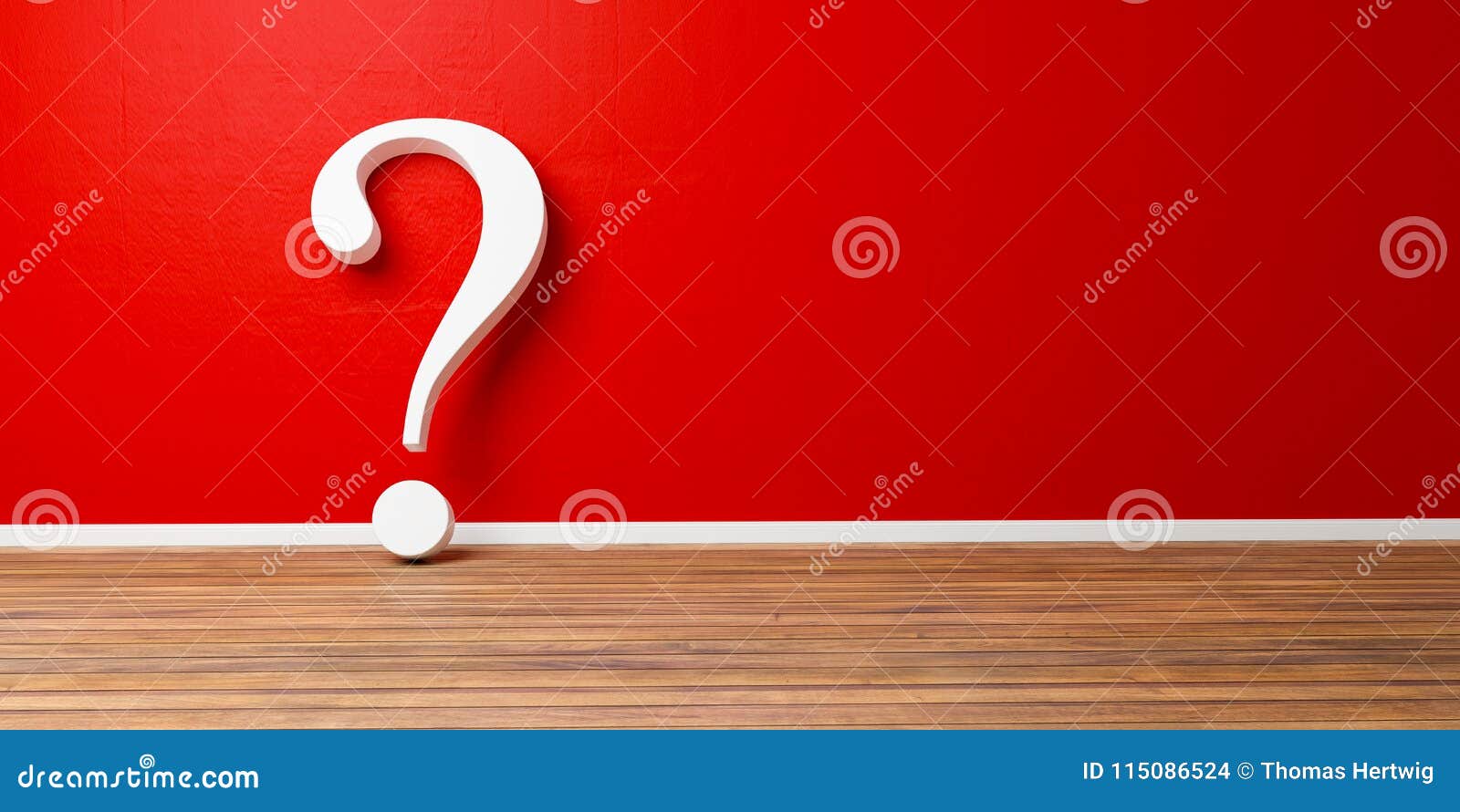 White Question Mark At Red Concrete Grunge Wall Stock Photography ...