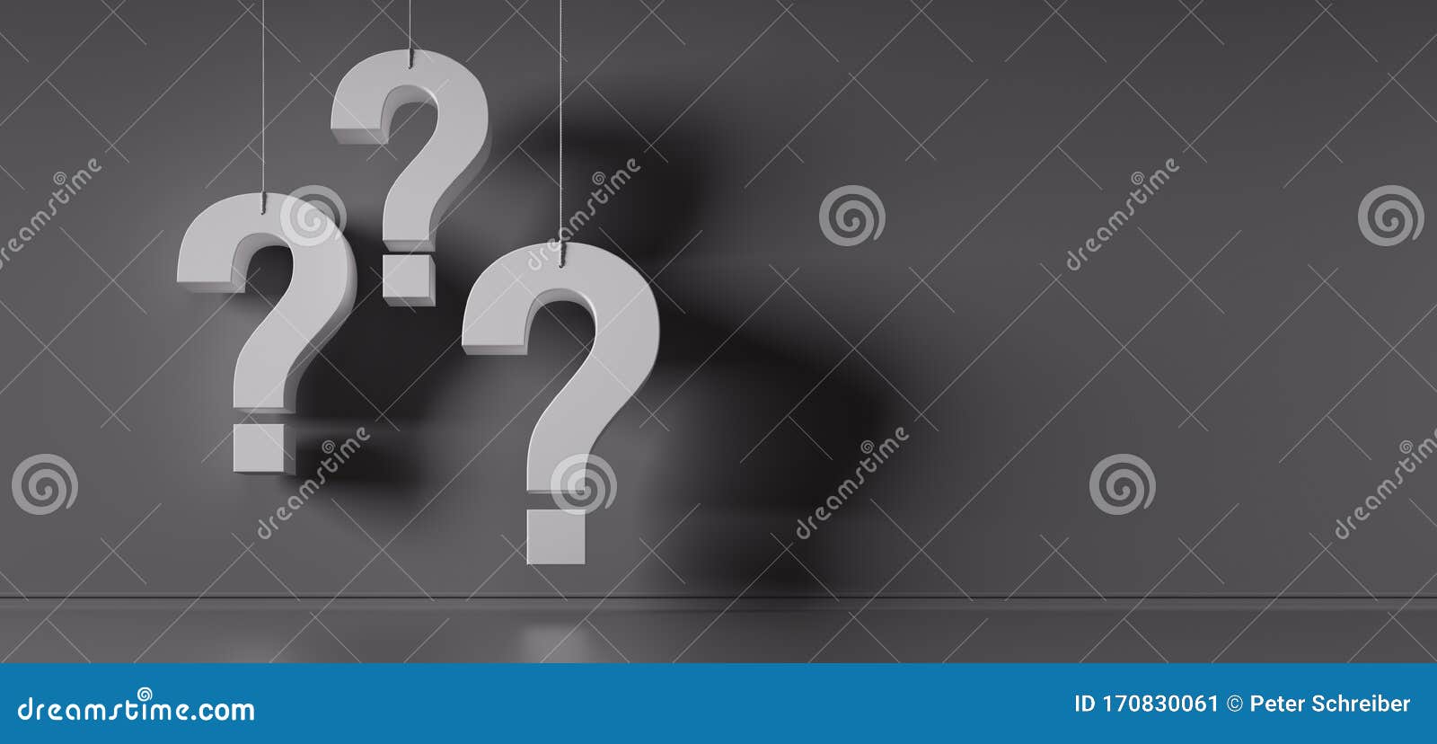 White Question Marks Against a Wall Stock Image - Image of copy ...