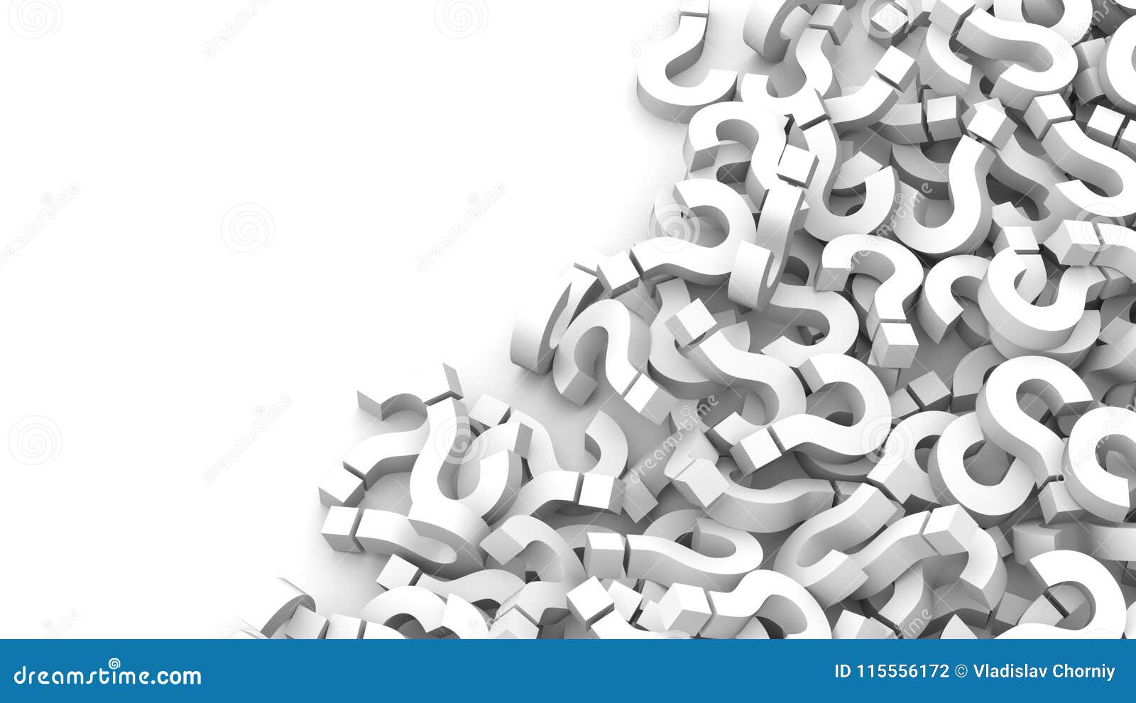 White question marks stock illustration. Illustration of business ...