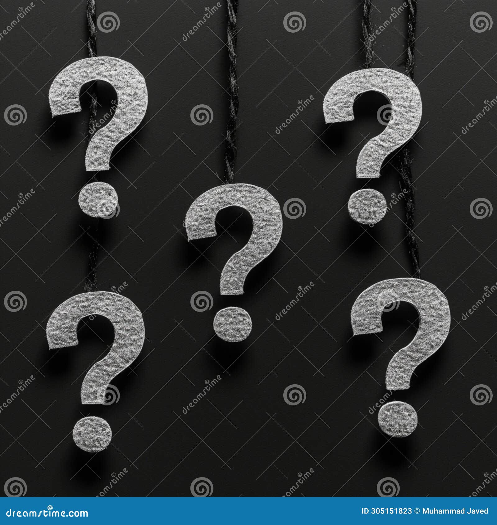 White Question Marks on Black Wall Background Unique FAQ Concept Stock ...