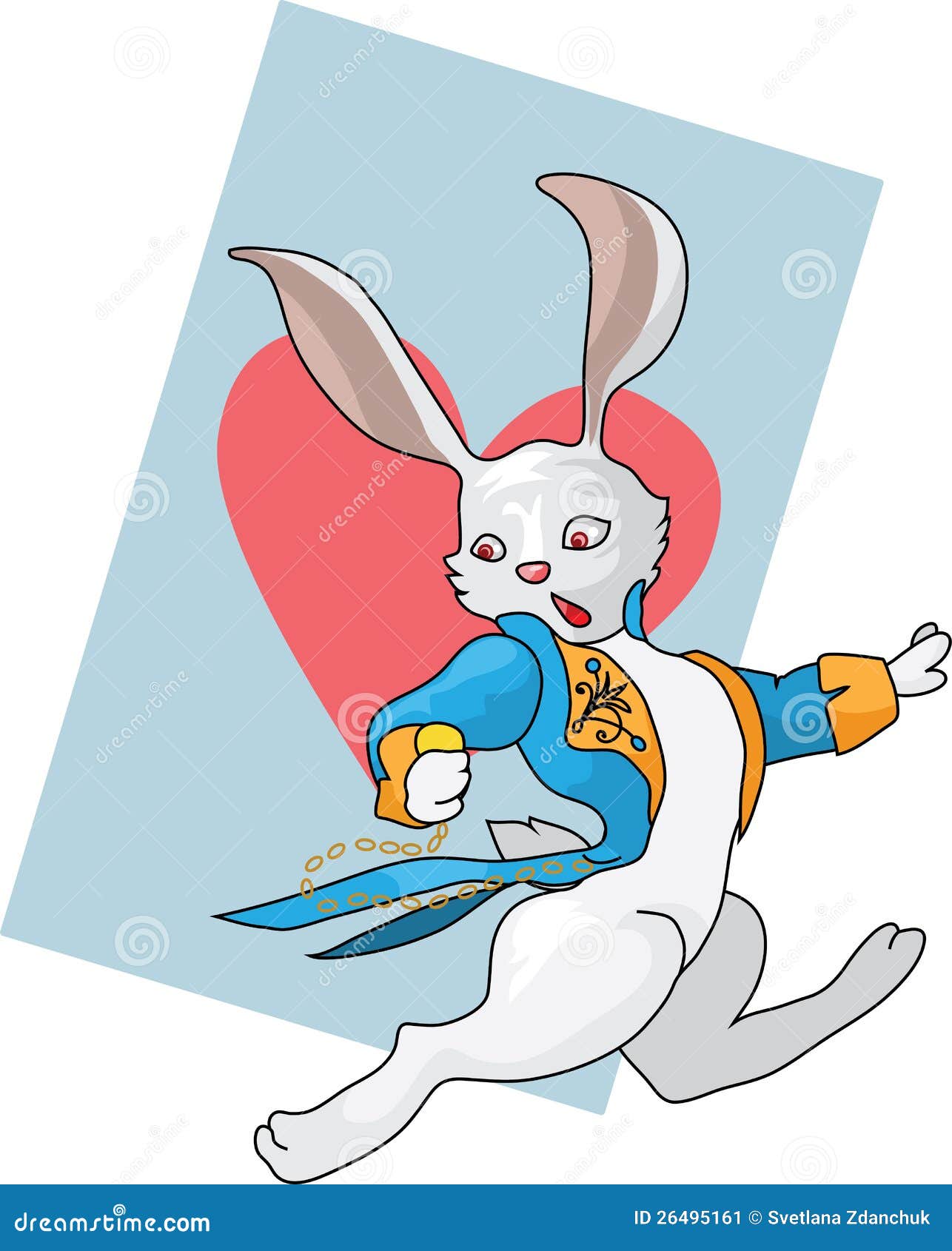 White rabbit is running stock vector. Illustration of wildlife - 26495161