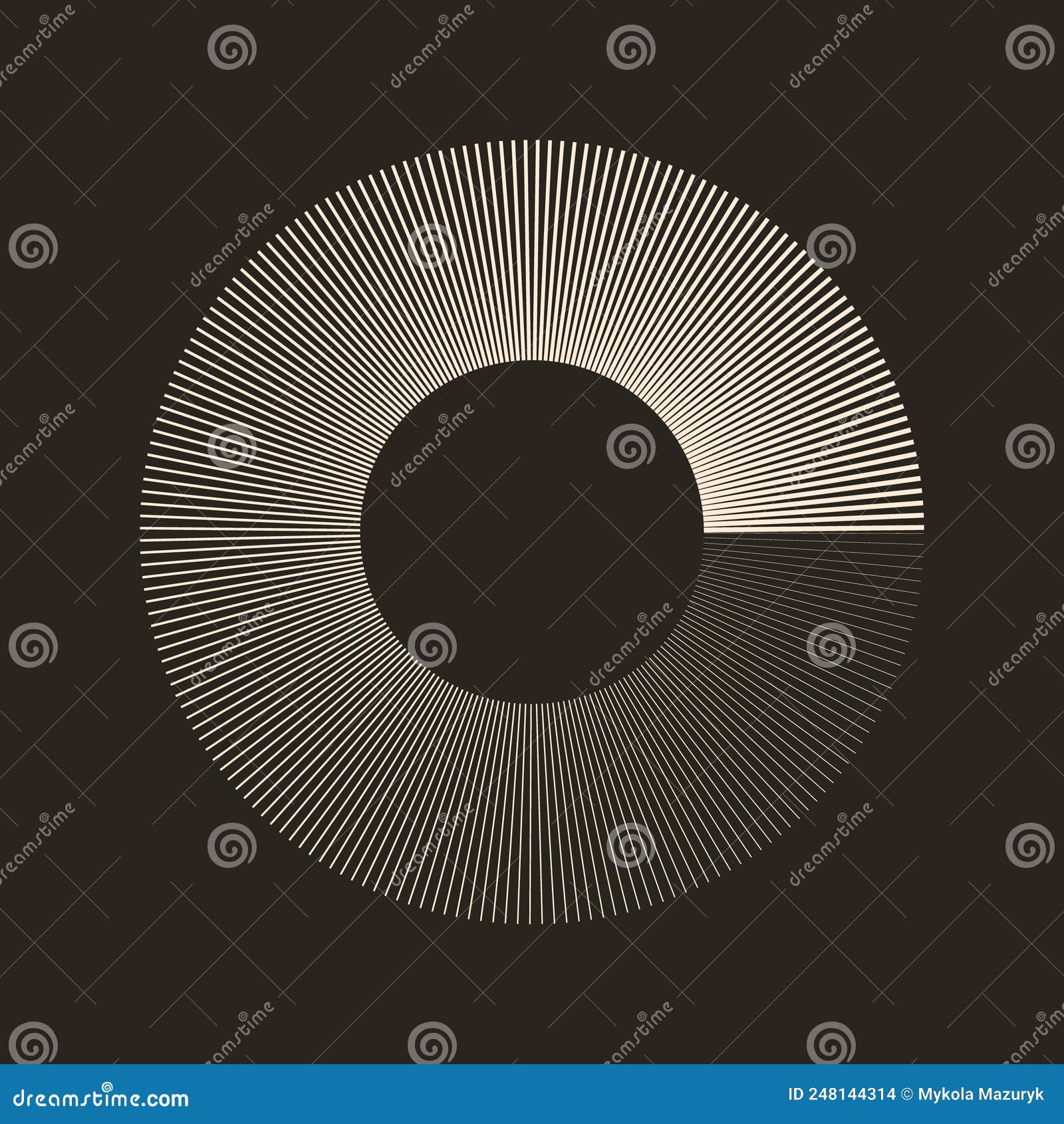 Rotating Circle Chart Templates, Infographic Designs, Visualizat Vector ...
