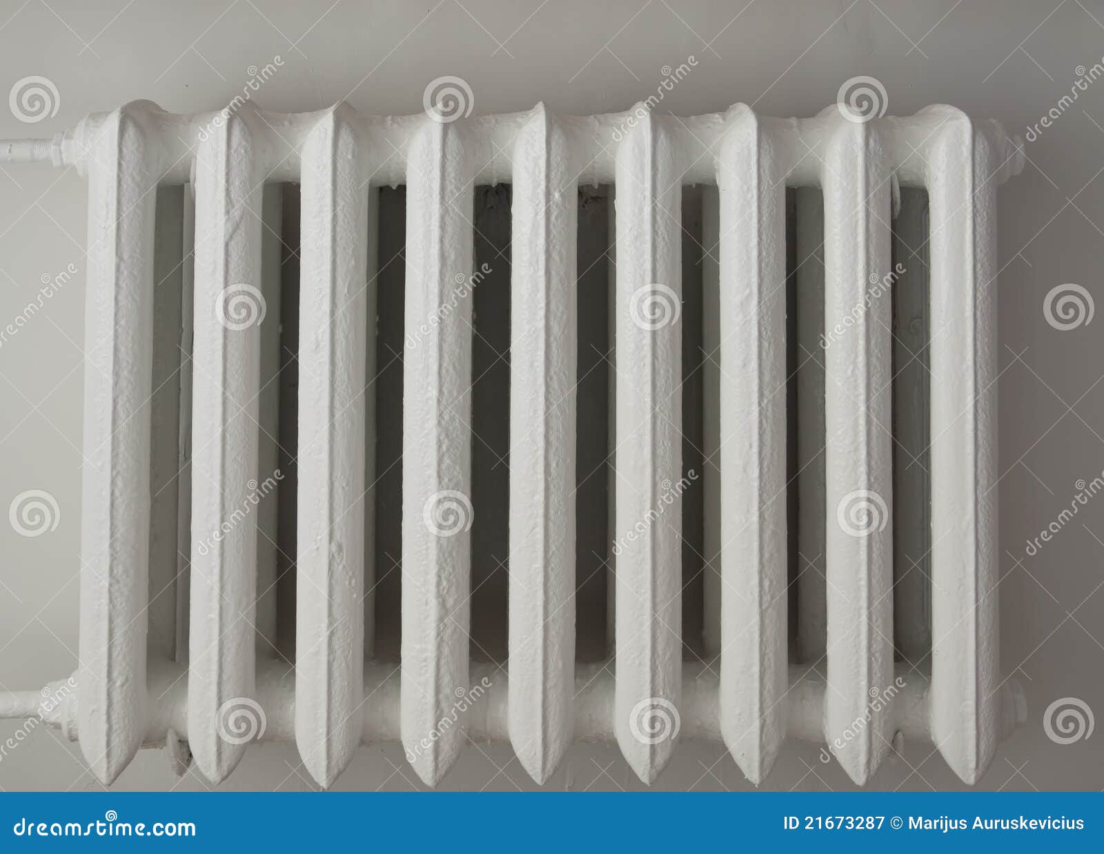 White radiator stock image. Image of stairwell, landing - 21673287