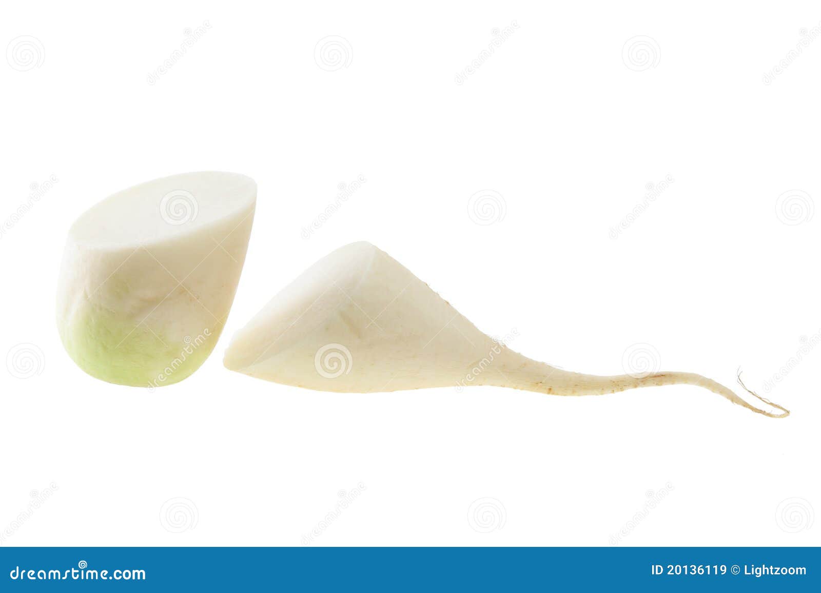 White Radish stock image. Image of vegetable, slice, white - 20136119