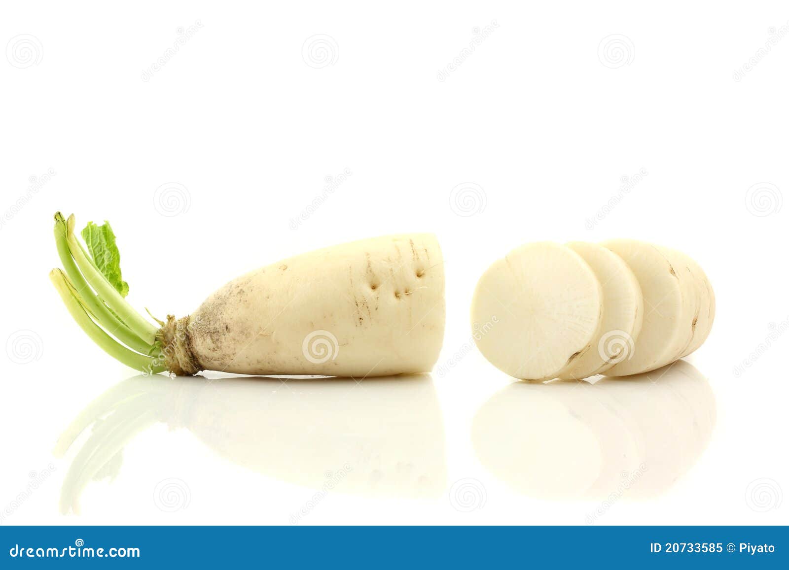 White radish stock image. Image of long, daikon, market - 20733585