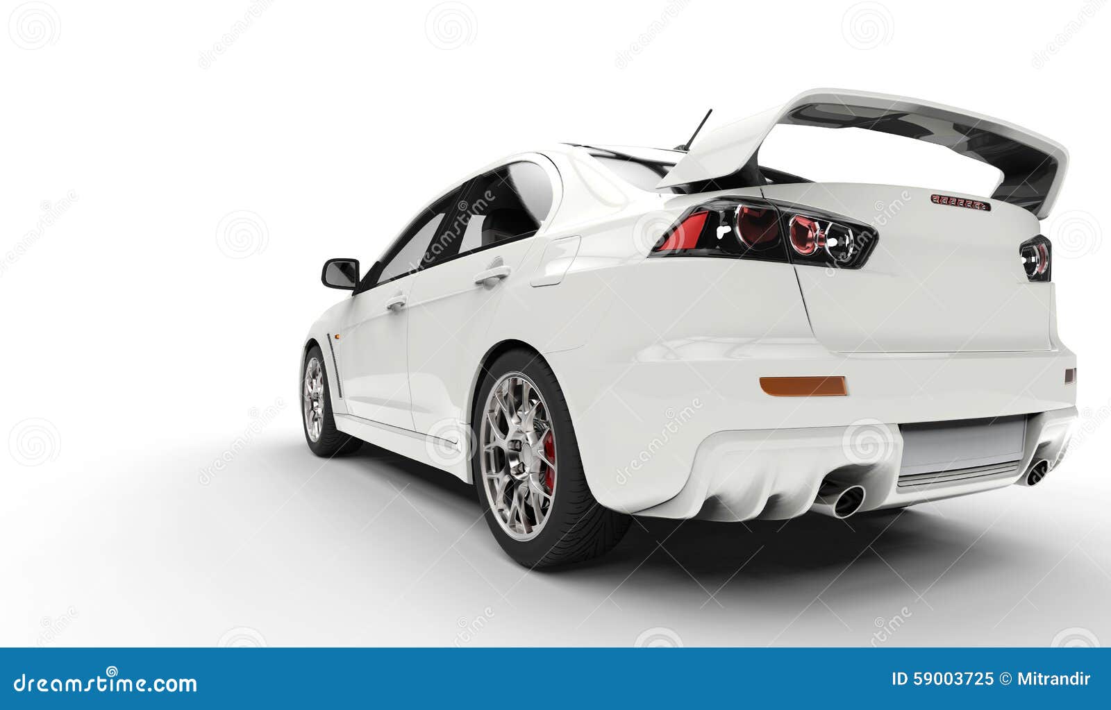 White Rally Car stock image. Image of prestige, headlight - 59003725