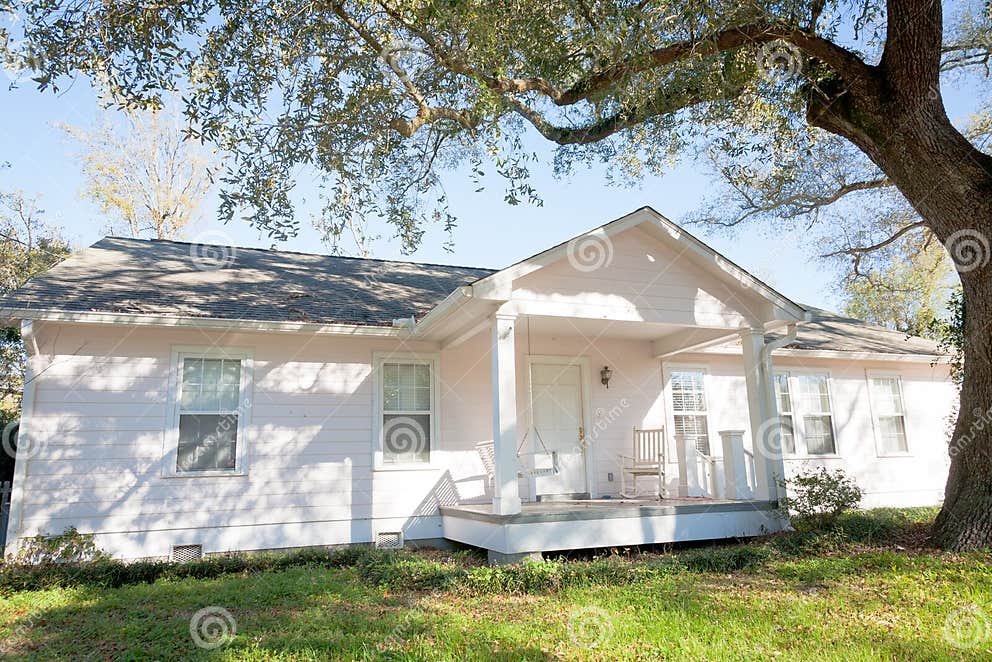 White Ranch Style Home stock image. Image of home, homes - 23797893