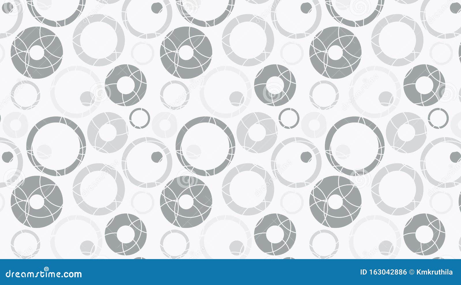 White Random Scattered Circles Pattern Vector Graphic Stock Vector ...