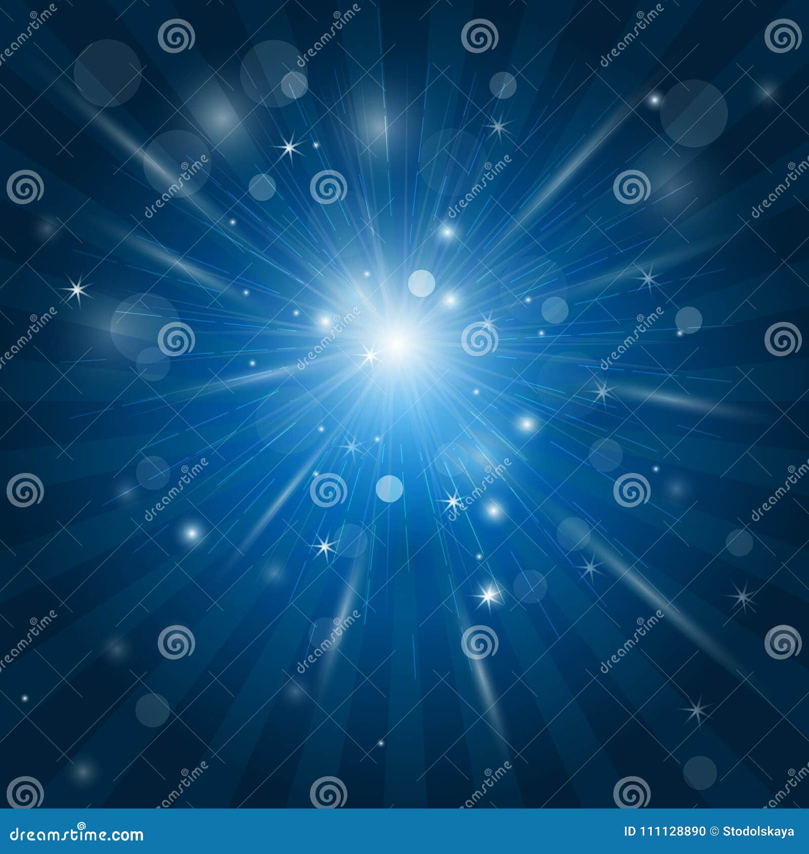 White Rays, Light Glow Effect - Star Burst Stock Vector - Illustration ...