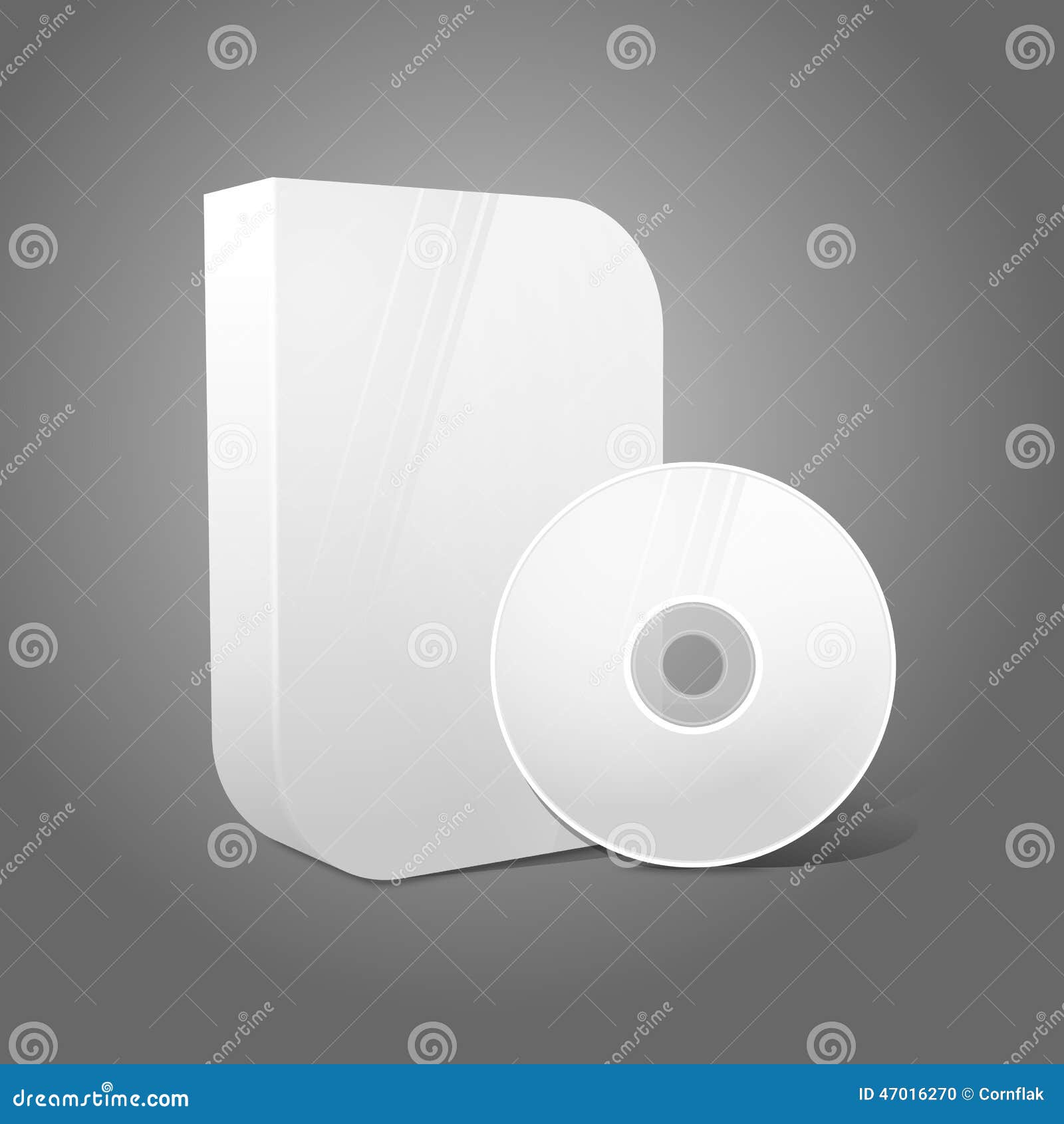 White Realistic Isolated DVD, CD, Blue-Ray Smooth Stock Vector ...